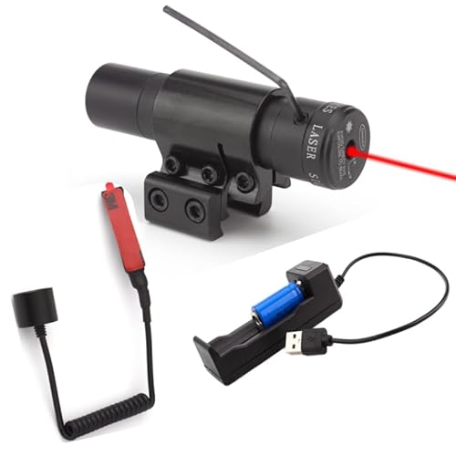 Red Laser Sight Beam Dot Sight Scope Tactical Picatinny Sight Scope ...