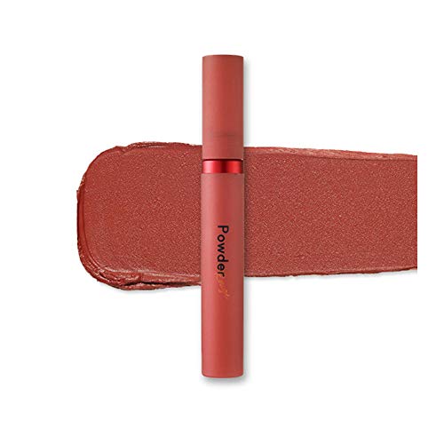Etude House Powder Rouge Tint (RD301 Nude Red) | Red matte lip stain ...
