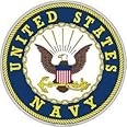 Amazon.com : United States Navy Aluminum Sign Round 12" Inches Navy ...