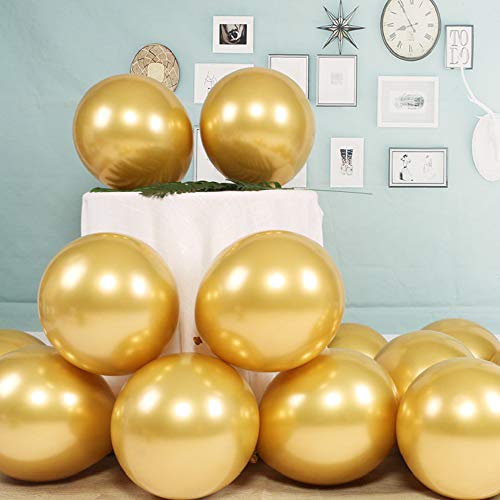 18 inch Metallic Balloons for Party 5 pcs Thick Latex balloons for ...