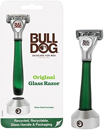 سعر Bulldog Mens Skincare and Grooming Original Recycled Glass Handle ...