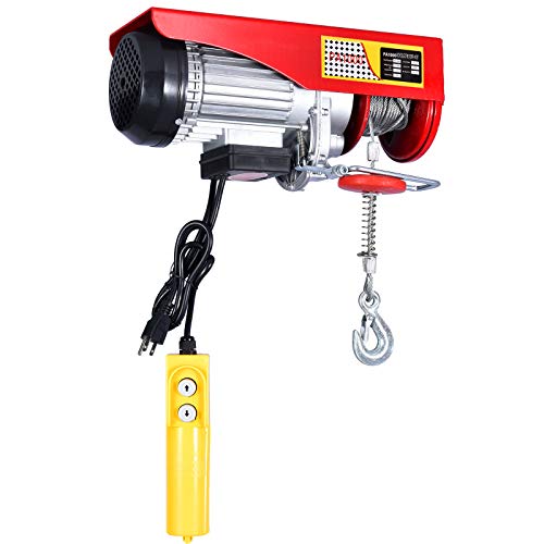 Automatic Lift Electric Cable Hoist with Remote Control 110V Overhead ...