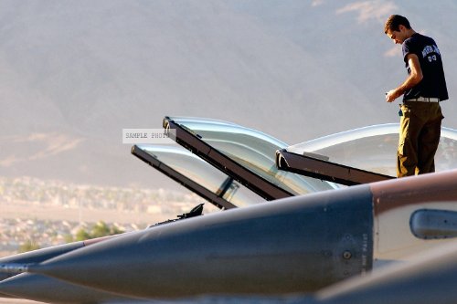 Buy Photo Israeli Air Force (IAF) Sergeant (SGT) Oren Barazani, F-16 ...