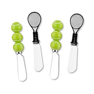 Amazon.com: Wine Things Tennis Resin Cheese Spreaders Set of 4: Kitchen ...