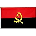 Amazon.com : Angola Flag Polyester 3 ft. x 5 ft. : Patio, Lawn & Garden