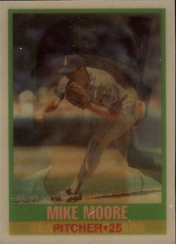 Amazon.com: 1989 Sportflics Baseball Card #77 Mike Moore: Collectibles ...