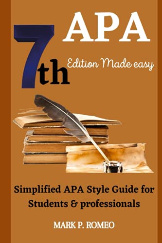 Apa 7th Edition Made Easy Simplified Apa Style Guide Students ...