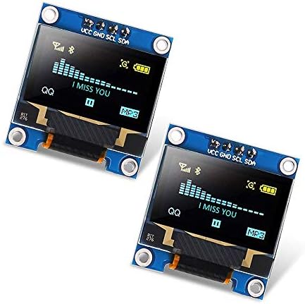 Organizer 0.96 Inch Yellow and Blue I2C IIC Serial OLED LCD LED Display ...