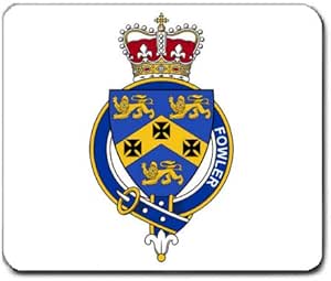 Amazon.com: Fowler England Family Crest Coat of Arms Mouse Pad : Office ...