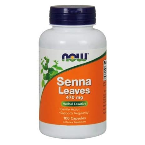 Amazon.com: Senna Leaves, 470 mg, 100 Caps by Now Foods (Pack of 4 ...