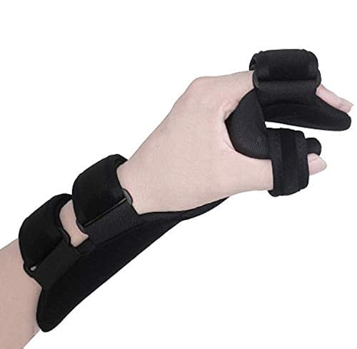 Soft Resting Hand Splint Night Wrist Splint Support Immobilizer Finger ...