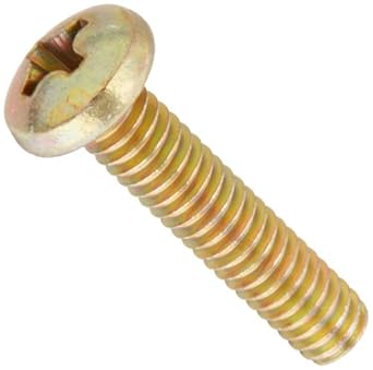 Steel Pan Head Machine Screw, Cadmium Plated, Meets MS-35206, #2 ...