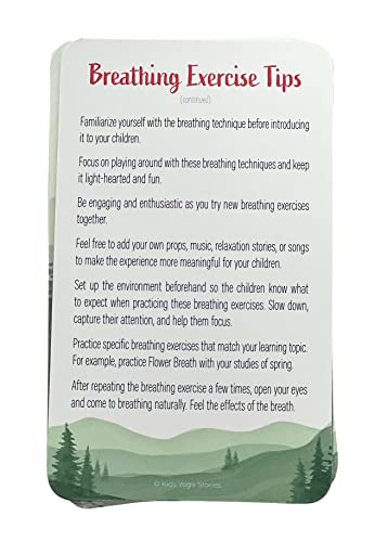 Breathing Exercise Cards for Kids: Calm and Focus - for Classroom, Calm ...