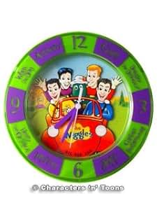 Amazon.com: The Wiggles Big RED CAR Kids Wall Clock: Home & Kitchen