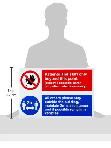 Dual sign Patients and staff only beyond this point All others please ...
