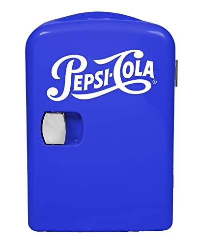 CURTIS Pepsi 6-can Mini Fridge, BLUE, 4 liters | Pricepulse