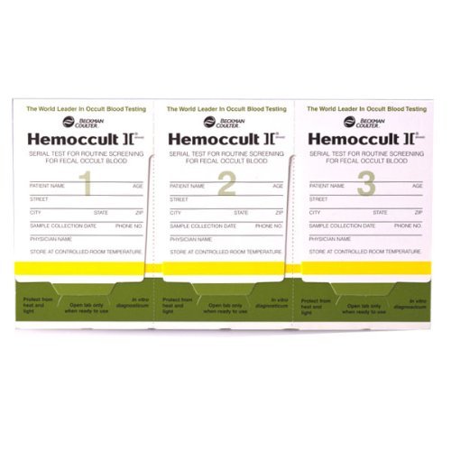 Beckman 60151 - Hemoccult Single Slide Test Cards, 100/bx, 10bx/cs
