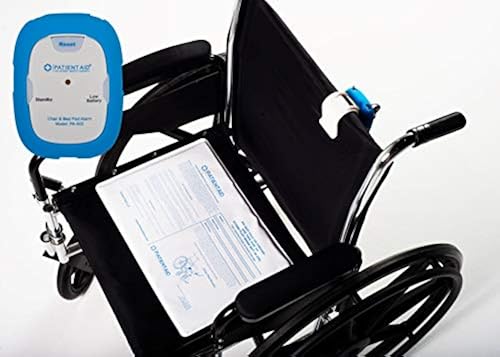 Patient Chair Alarm, 10" x 15" Chair Pad and Motion Sensor Alarm, 2 ...