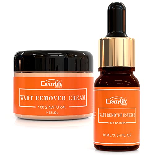 Liquid Wart Remover Cream and Lotion Wart Set Fast-Acting Salicylic ...