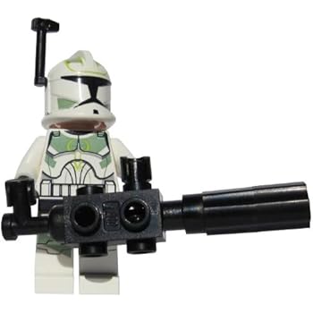 Amazon.com: Clone Commander Green Leader (With Chaingun) - LEGO Star ...