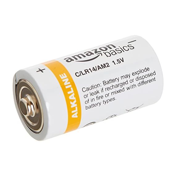 AmazonBasics C Cell Everyday 1.5 V Alkaline Batteries (12-Pack ...
