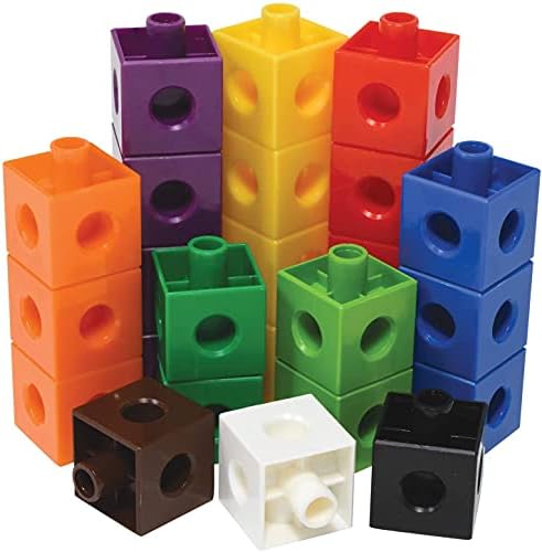 Linking Cubes, Multi-Colour, Linking Cubes - Set of 100 - Connecting ...