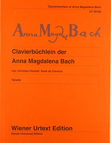 Clavierbuchlein der anna magdelena bach piano: mit Christian Petzold ...