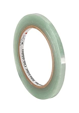 3M Translucent Clear Polyester Electrical Tape,1/8" x 72 yards (Pack of ...
