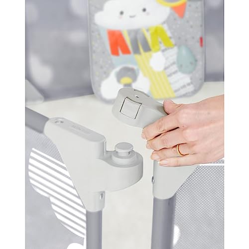Skip Hop Expandable Baby Gate, Playview Enclosure, Silver Lining Cloud ...