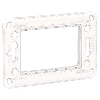 Schneider Electric NU7103P Bastidor 3 Módulos Plástico: Amazon.es ...