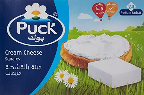 Puck Square Cream Cheese 24 Portions, 432g - Pack of 1 price in Saudi ...