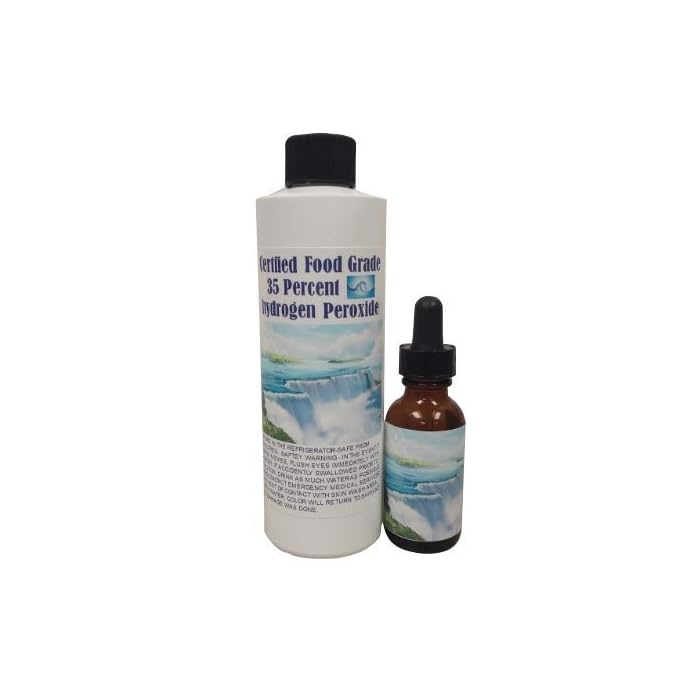 Buy Four 8.5 Oz 35 Percent Food Grade Hydrogen Peroxide H2o2 Best on ...