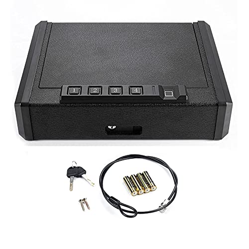 UC Gun Safe, Gun Lock Box with Fingerprint Identification-Quick Access ...