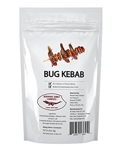 Newport Jerky Company Edible Insects | Edible Bug Kebab | Bugs on a ...