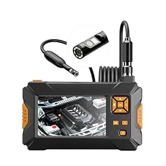 360 Rotation Dual Lens Borescope Endoscope Camera Zealtron 0.31 Inch (8 ...