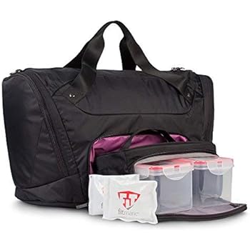 Amazon.com - Fitmark Transporter Duffel Bag with Removable Meal Prep ...