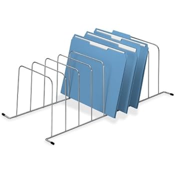 Amazon.com : Fellowes Step File Junior Wire Organizer Rack, 6 Sections ...