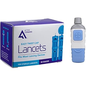 Amazon.com: Microlet Lancing Device + 100 Active Forward 30g Lancets ...