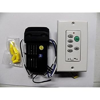 Litex WCI-100 Wall Command Universal Ceiling Fan Control, Three Speeds ...