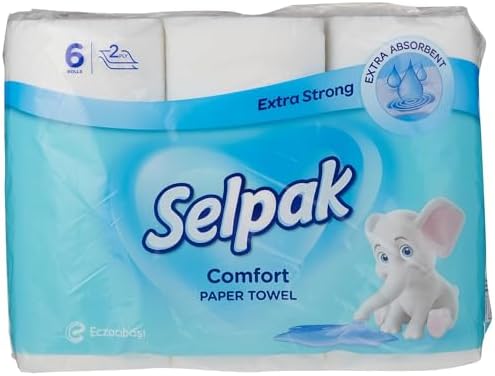 Selpak 2 Ply Kitchen Paper Towel 6 Rolls 90 Sheets price in UAE ...