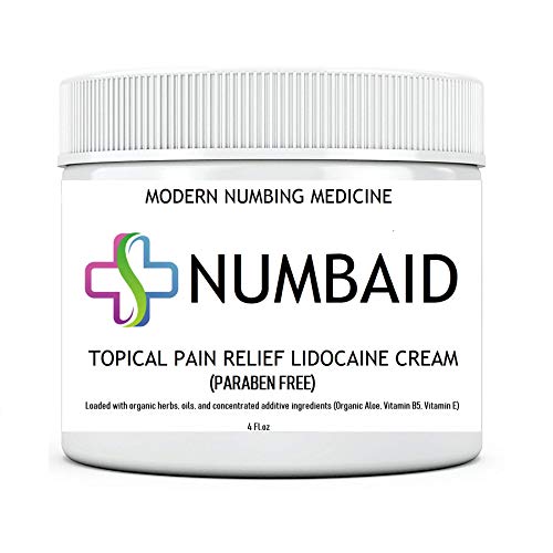 NUMBAID, 5% Lidocaine, for Deeper Penetration, Topical Numbing Cream ...