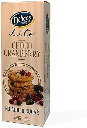 Delices Du Monde Lite Choco Cranberry Cookies, 135 g price in Saudi ...