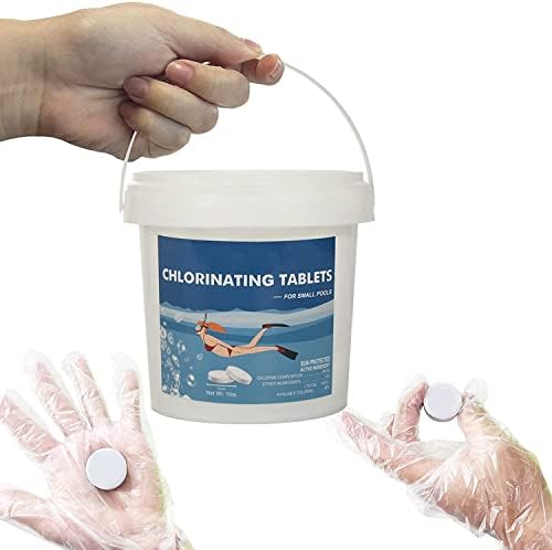 Chlorine Tablets for Pools, 1 Inch Large Chlorine Tablets Kit for Pools ...