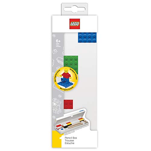 Lego Stationery Pencil Box with Four Building Bricks and Lego ...