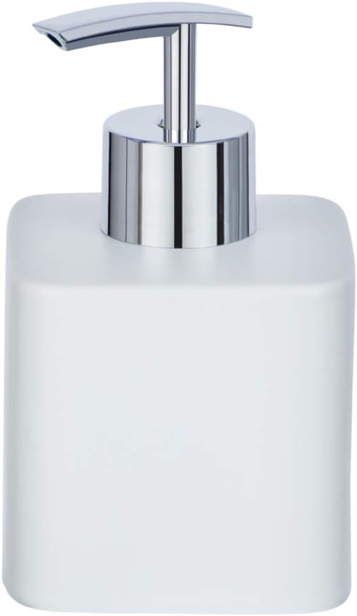 WENKO Soap dispenser Hexa white: Amazon.co.uk: Kitchen & Home