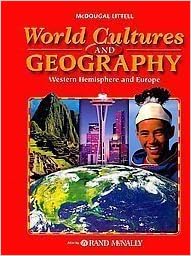 World Cultures & Geography: Western Hemisphere and Europe: Student ...