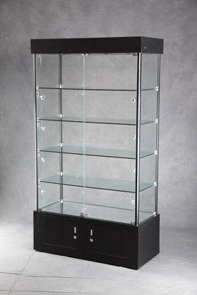 Amazon.com: Lighted Tower Display Case 40 W x 18 D x 72.75 H with ...