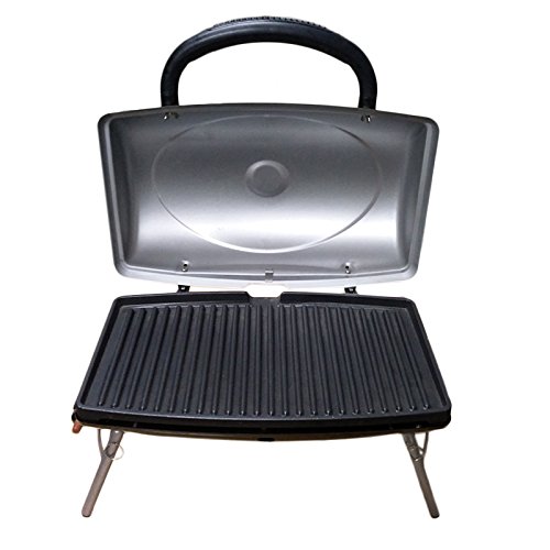 SLP tskbuc Notebook-Grill Gasgrill 48x 30x 35cm silber | Balkongrills ...