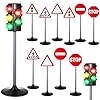 Leyndo 12 Pcs 27 x 8 Inch Traffic Light Crosswalk Signal Traffic Light ...