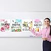 12 Pieces Tropical Themed Growth Mindset Posters Bulletin Board Display ...